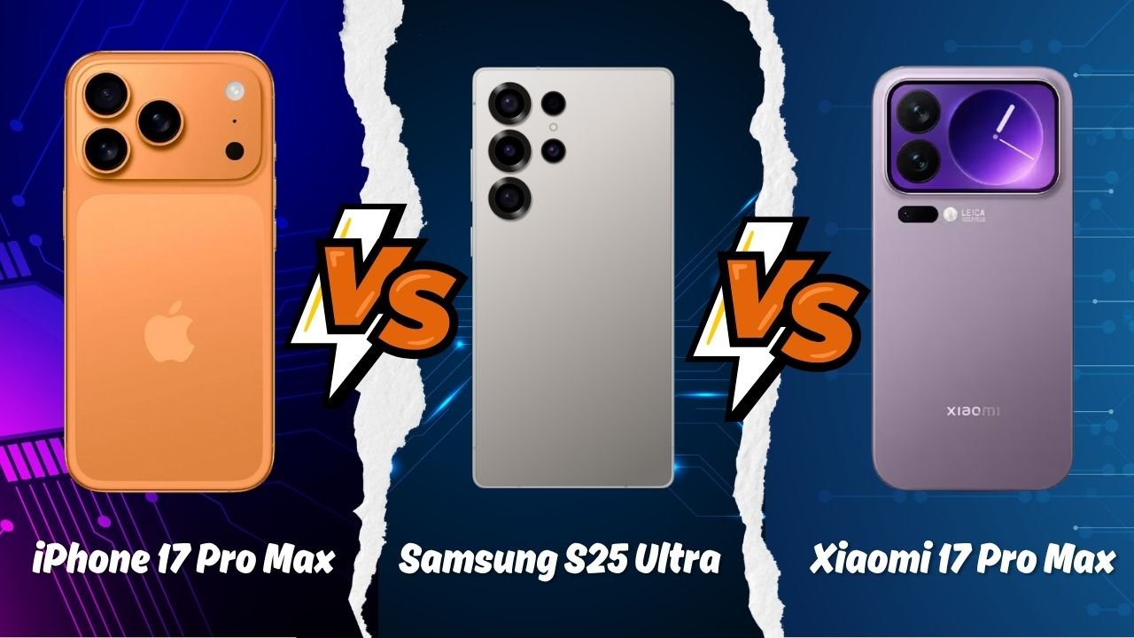 iPhone 17 Pro Max vs Samsung S25 Ultra vs Xiaomi 17 Pro Max – Full ...